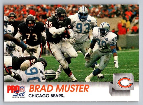 # 450 Brad Muster Chicago Bears 1992 Pro Set | eBay