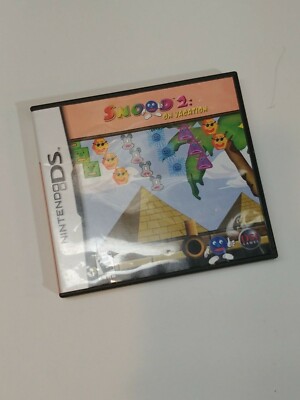 Snood 2: On Vacation DS Nintendo DS Game Case, Cartridge, Instruction ...