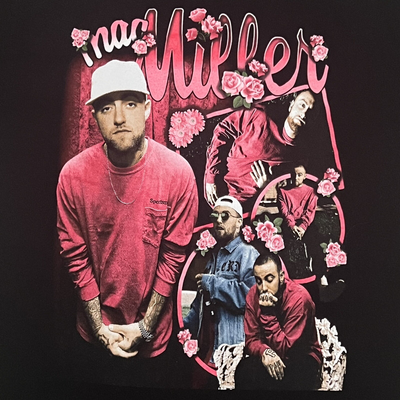 Mac Miller Roses Modern Rap Tee Shirt Size Large Rapp… - Gem