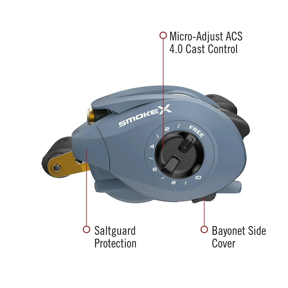Quantum Smoke X SMX100XPT Baitcasting reel | eBay