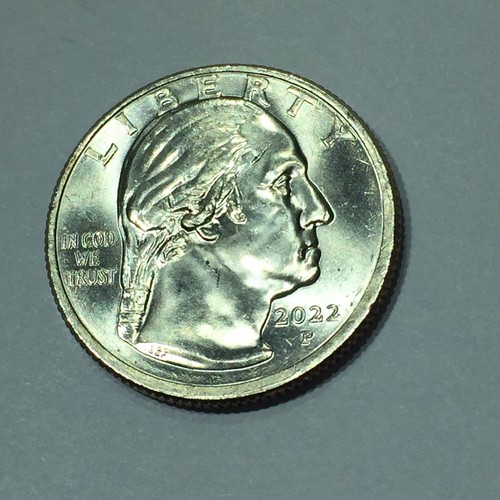 WASHINGTON QUARTER 2022 P ERROR FLOWER/HAIR DROOLING GEORGE #113 | eBay