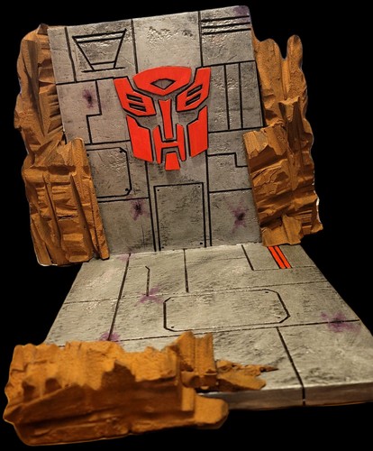 Custom Diorama Transformers Autobotts Masterpiece MP 3rd party display ...