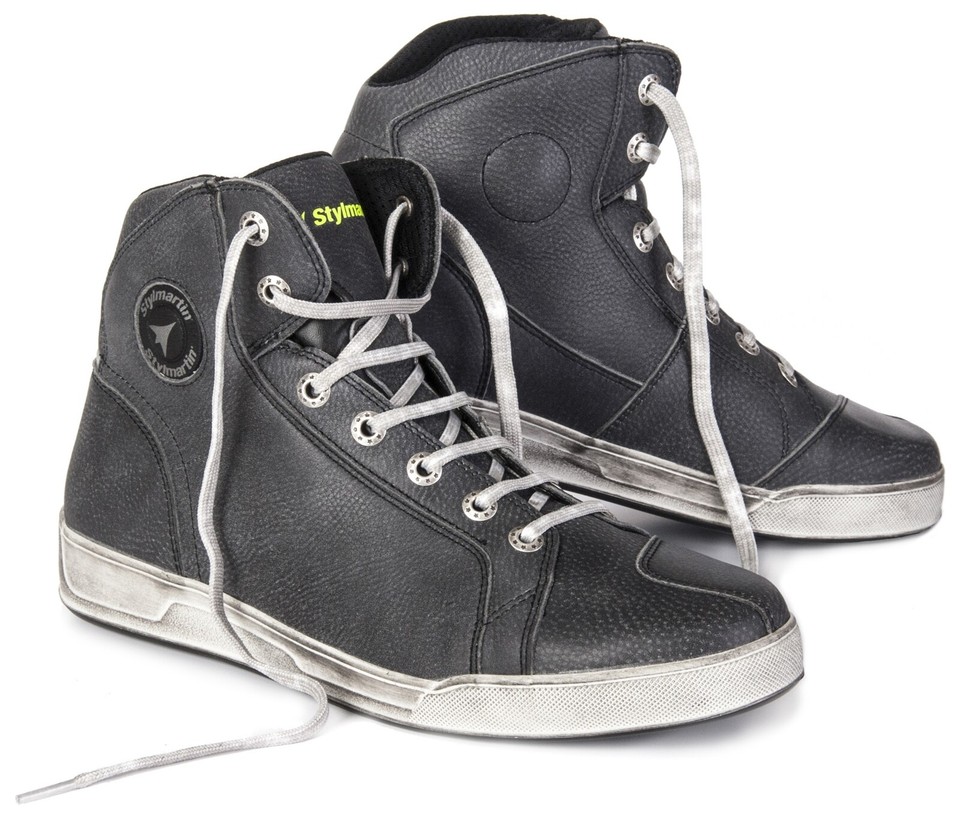 Stylmartin Chester Motorcycle Shoes Cafe Racer Biker Trainers Shoes | eBay