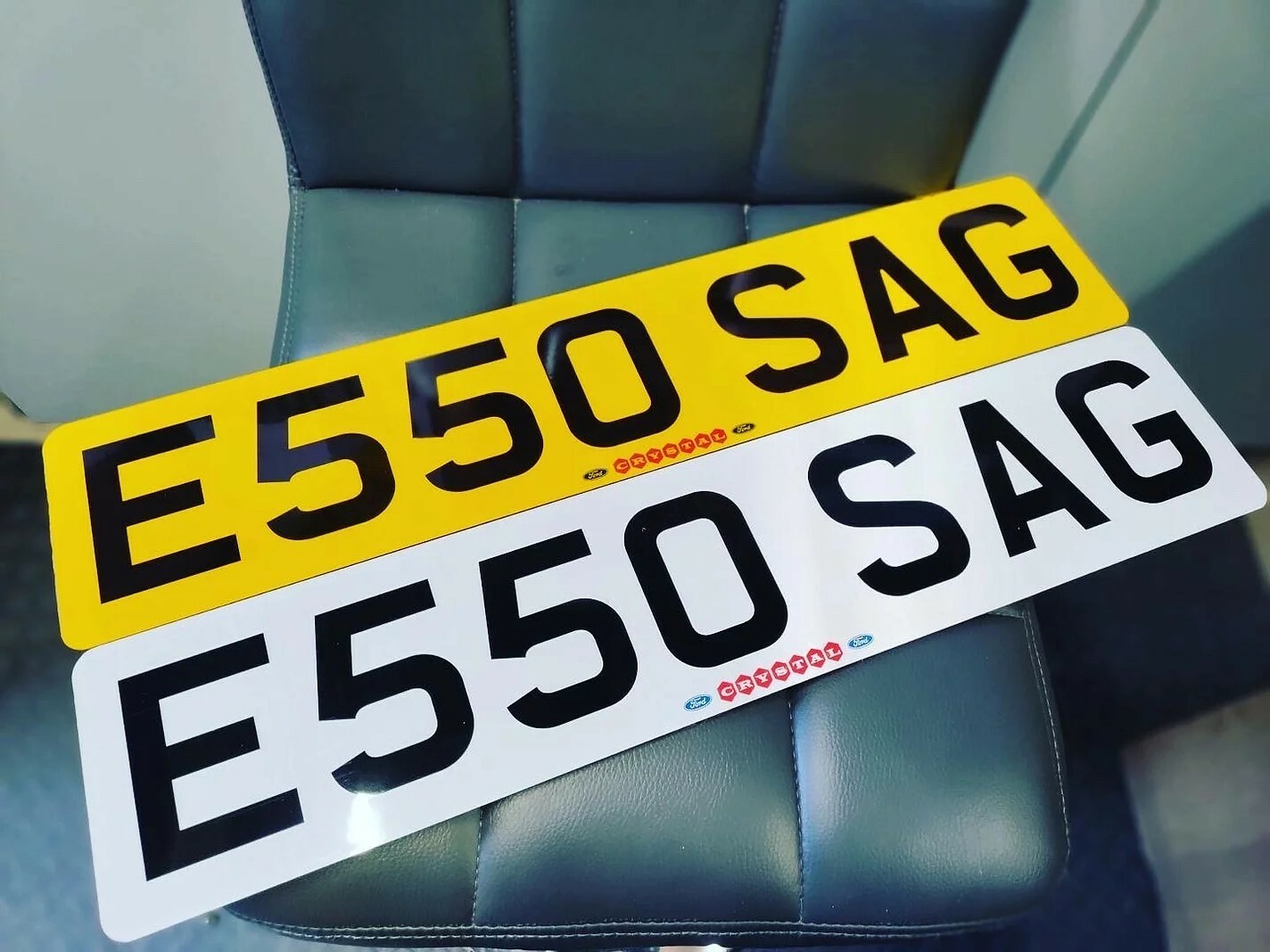 Pair Of Reproduction Retro Dealership Dealer Style Car Number Show ...