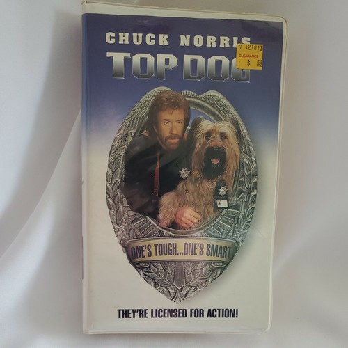 Top Dog - Chuck Norris VHS Plays Great | eBay