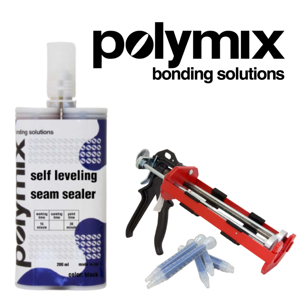 Polymix Self Leveling Automotive Seam Sealer Cartridge 200ml Color ...