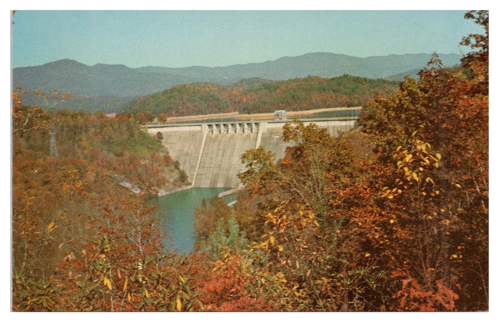 Vintage Hiwassee Dam Murphy North Carolina Postcard Unposted Chrome | eBay