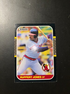 1987 DONRUSS BASEBALL CARD RUPPERT JONES #428 CALIFORNIA ANGELS MLB ...