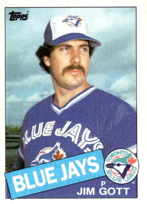 1985 Topps #311 Jim Gott - Toronto Blue Jays | eBay
