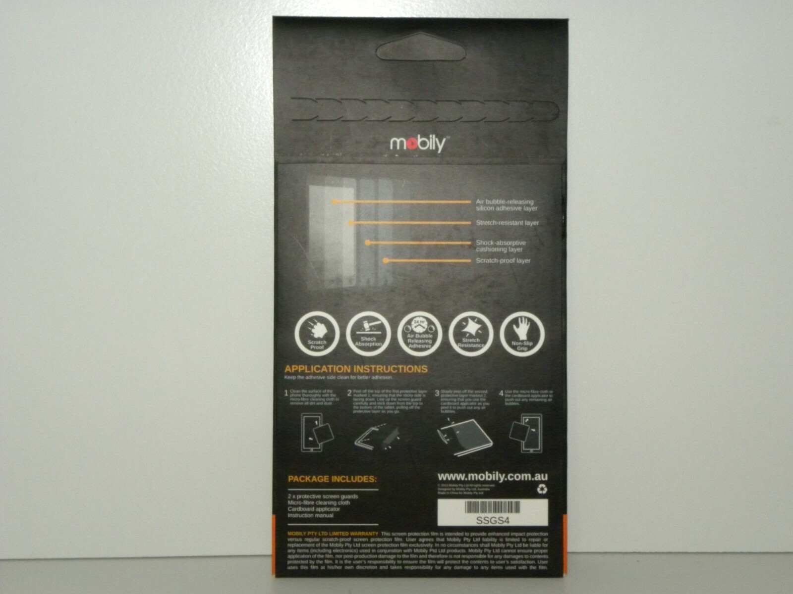 Mobily Clear Screen Protector for Samsung Galaxy S4 | eBay