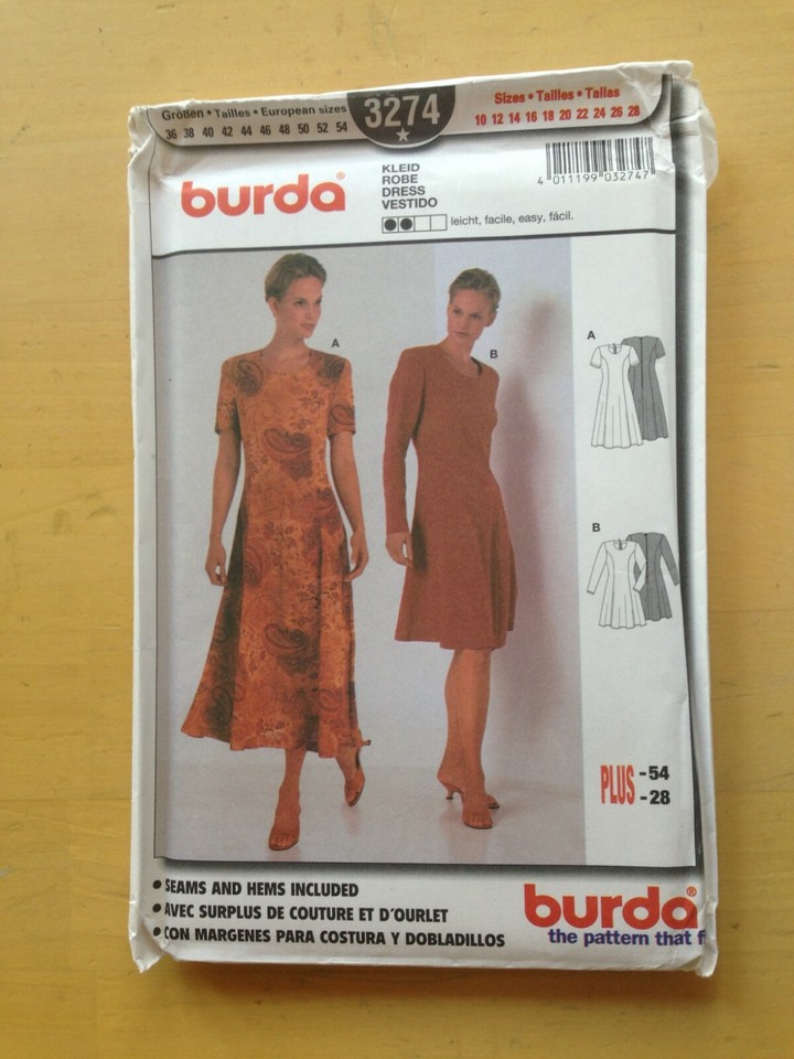 Burda Sewing Pattern, 3000-3900, Uncut, Choose Your Style | eBay