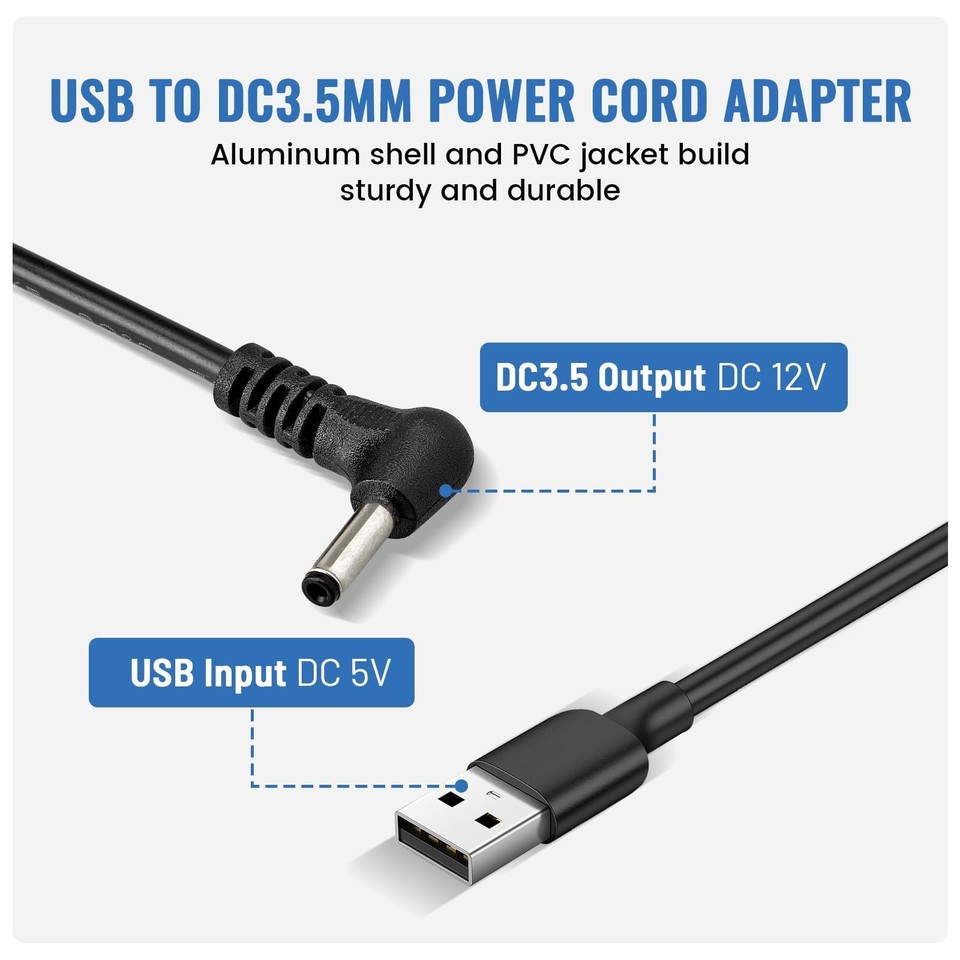 USB to DC Car Charger Cable for Furrion FOS07TADS Vision S Monitor ...