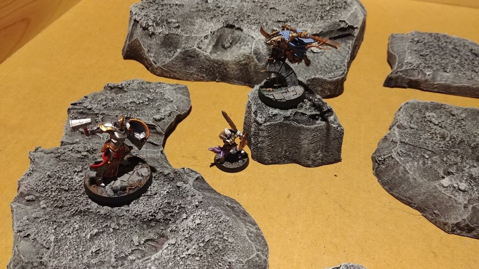 Wargaming Terrain - Medium Box Set of Hills Stone Finish | eBay