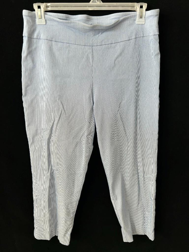Counterparts pants capris size 16 stretch 23" inseam blue pull on | eBay