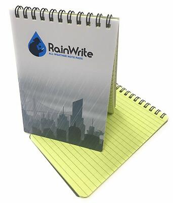 RainWrite Waterproof Notepad for All Weather, Yellow Graph Pages,4" x 6 ...