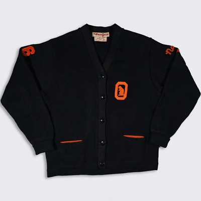 Oregon State Beavers Vintage 50s Virgin Wool Cardigan Sweater - OSU ...