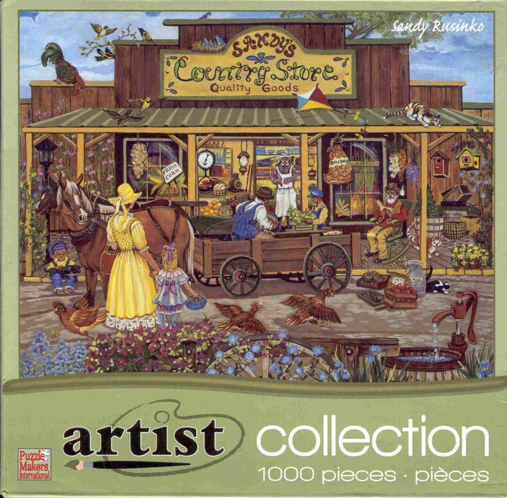 Sandy Rusinko Jigsaw Puzzle Sandy's Country Store (New Open Box) | eBay