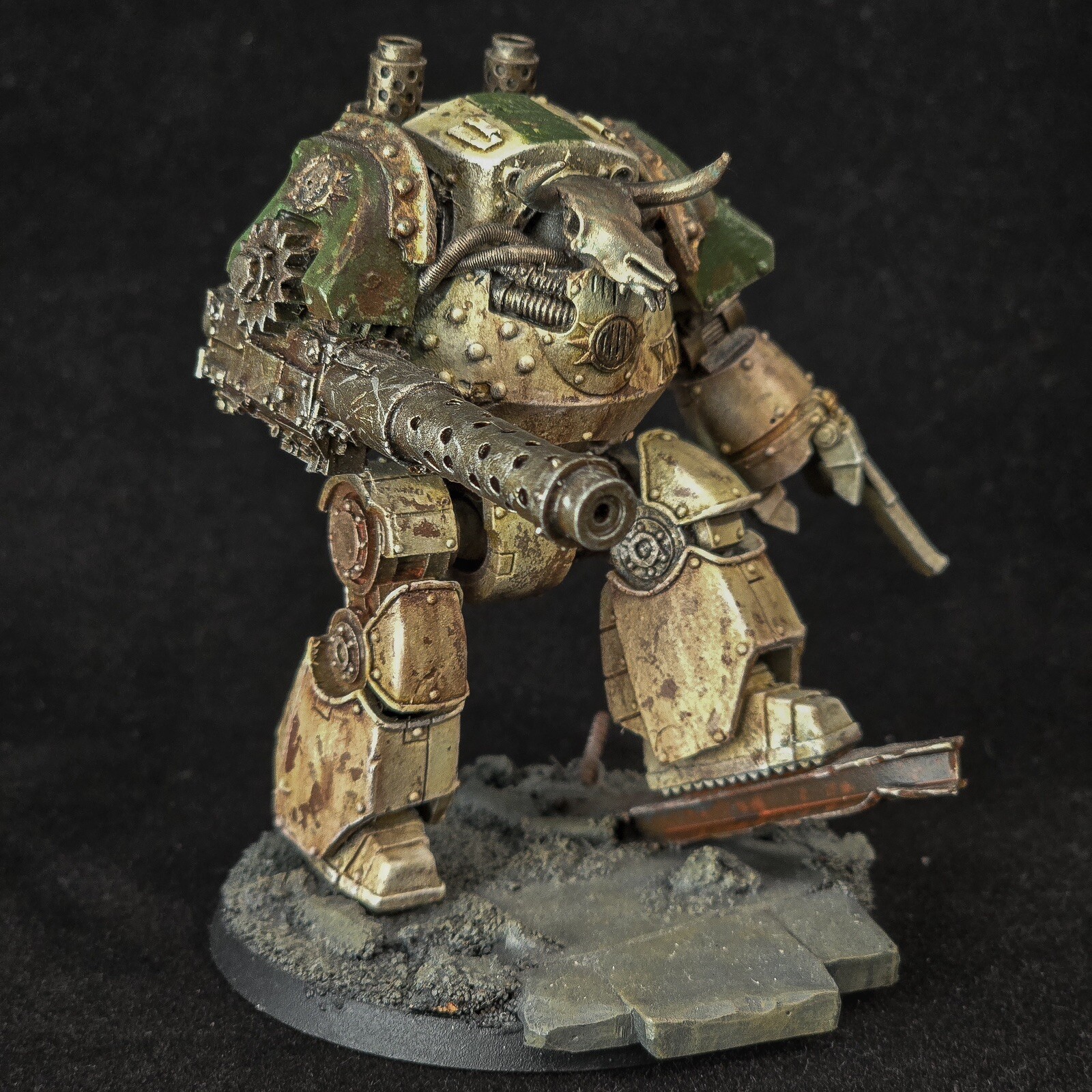 Custom Kitbashed Death Guard Contemptor Dreadnought Painted Heresy ...