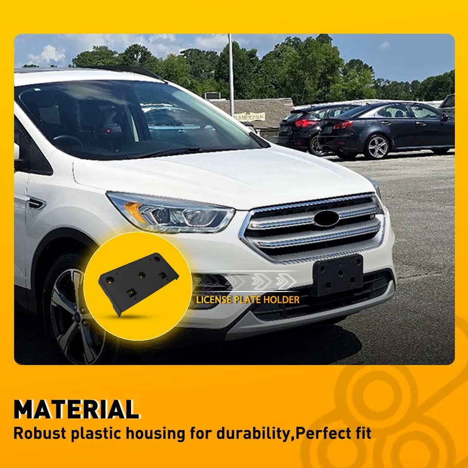 For 2017-2019 Ford Escape License Plate Bracket Tag Holder with Screw ...