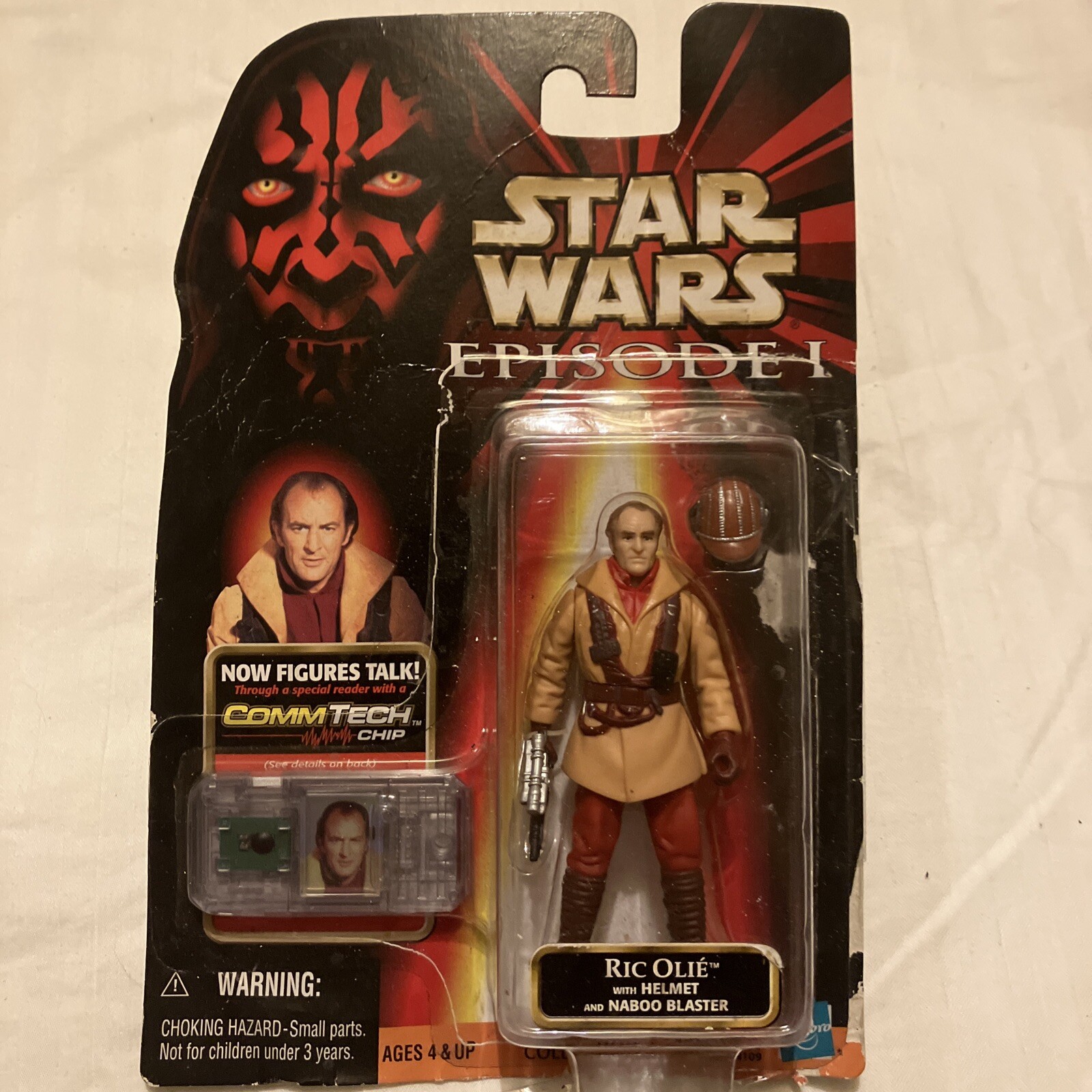 1998 Hasbro RIC OLIE Naboo Pilot Star Wars CommTech Episode 1 Action ...