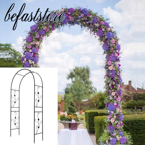 Wide Garden Archway Arbor Trellis for Lawn Wedding Bridal Party Decor ...