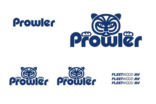 (ORIGINAL LOOK) FLEETWOOD RV PROWLER CAMPER WHEEL TRAILER DECALS ...