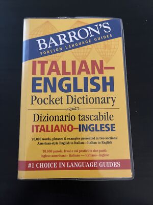 Barron's Bilingual Dictionaries Ser.: Italian-English Dictionary by ...