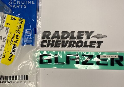 NEW GM OEM 20-21 BLAZER LIFTGATE EXTERIOR TRIM- NAMEPLATE GMC 84188529 ...