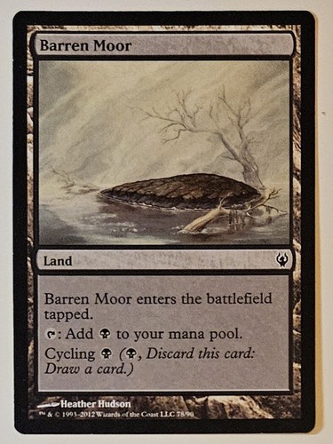 Barren Moor - Duel Decks: Izzet vs Golgari - 2012 - Magic: The ...