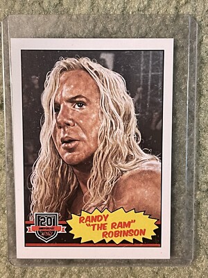 Wrestler Randy The Ram Robinson Movie Art Trading Card Print Mondo ...