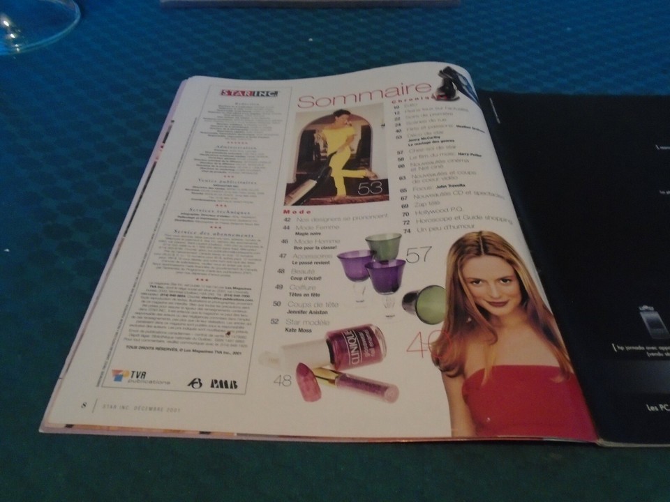 STAR INC.DECEMBER 2001.VOL.3 NO 12 DREW BARRYMORE ANNE HECHE HEATHER ...