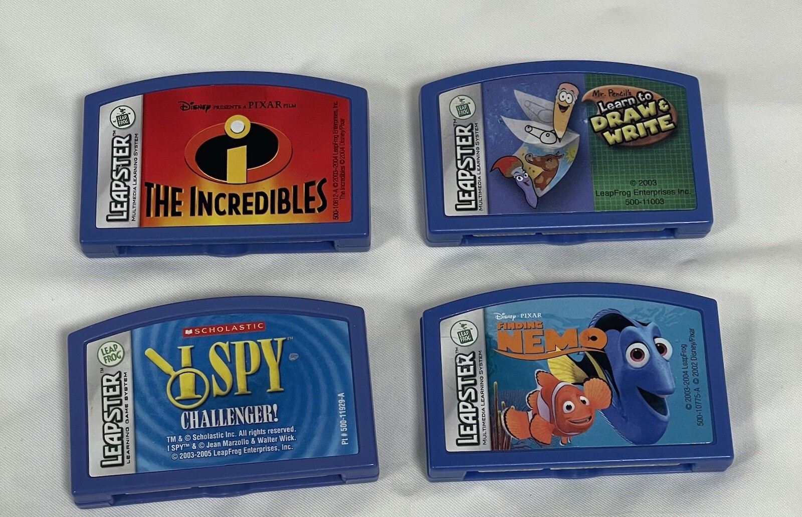 Leap Frog Games Leapster Lot Containing 4 | eBay