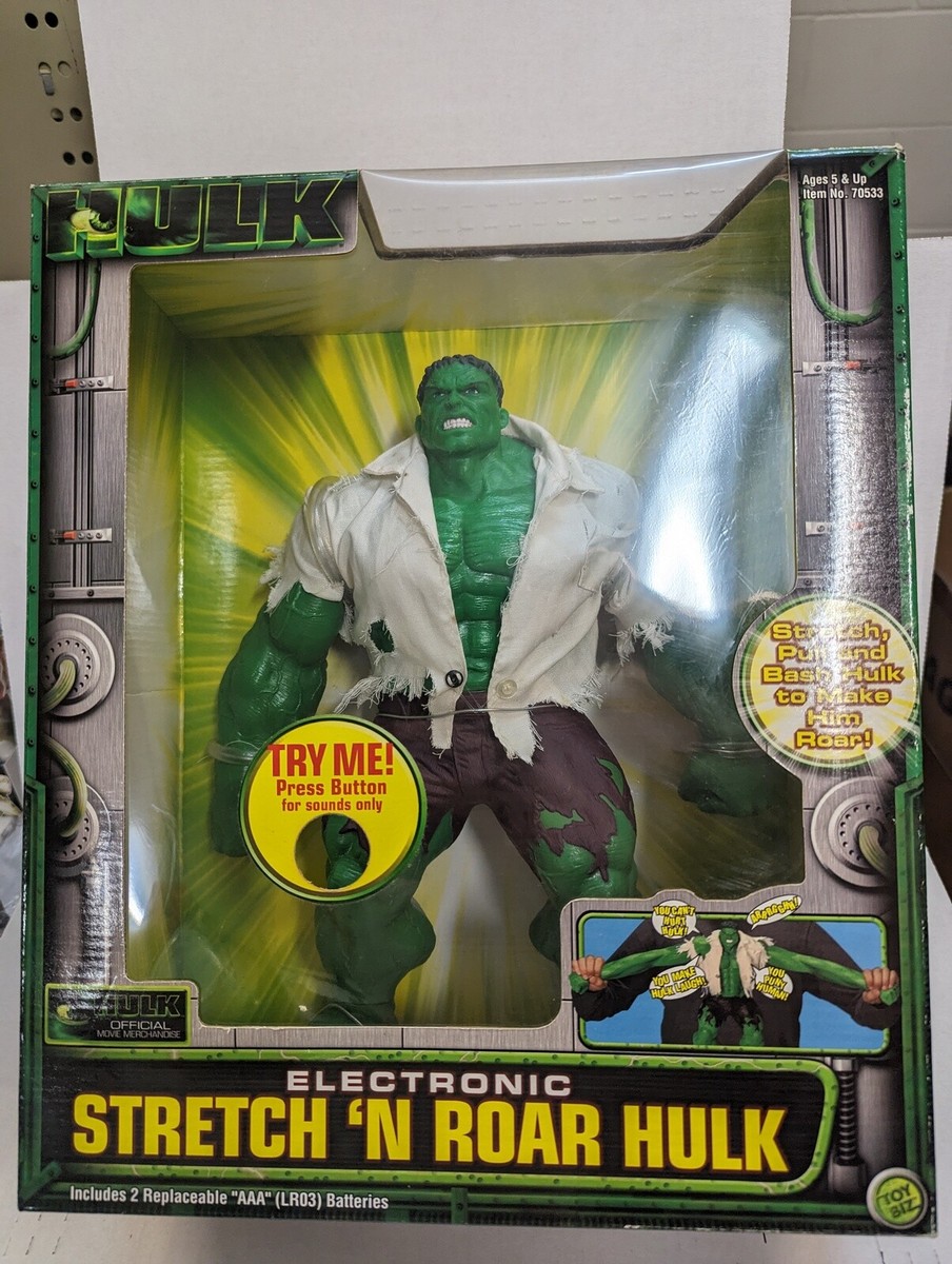 Hulk 2003 Hulk 12" Electronic Stretch 'N Roar Hulk (2003)