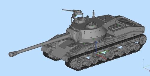 3D Printed 1/72 M-series T28 prototype Model Kit Unpainted | eBay