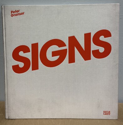 SIGNED First Edition PHOTOBOOK Peter Granser: SIGNS 9783775721578| eBay