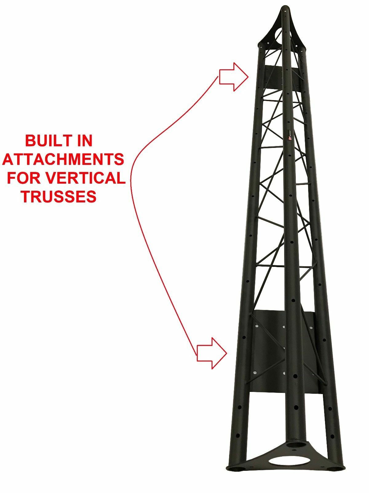 BLACK TRUSS ARCH KIT 13.2 FT Width Mobile Portable DJ Lighting System ...