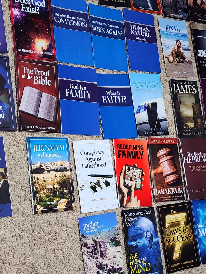 Gerald Flurry Philadelphia Church of God 84 Religious Booklets, Bible ...