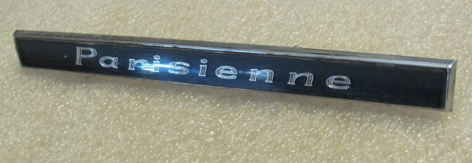 196Os PONTIAC PARISIENNE INTERIOR DASH EMBLEM BADGE FACTORY GENUINE OEM ...