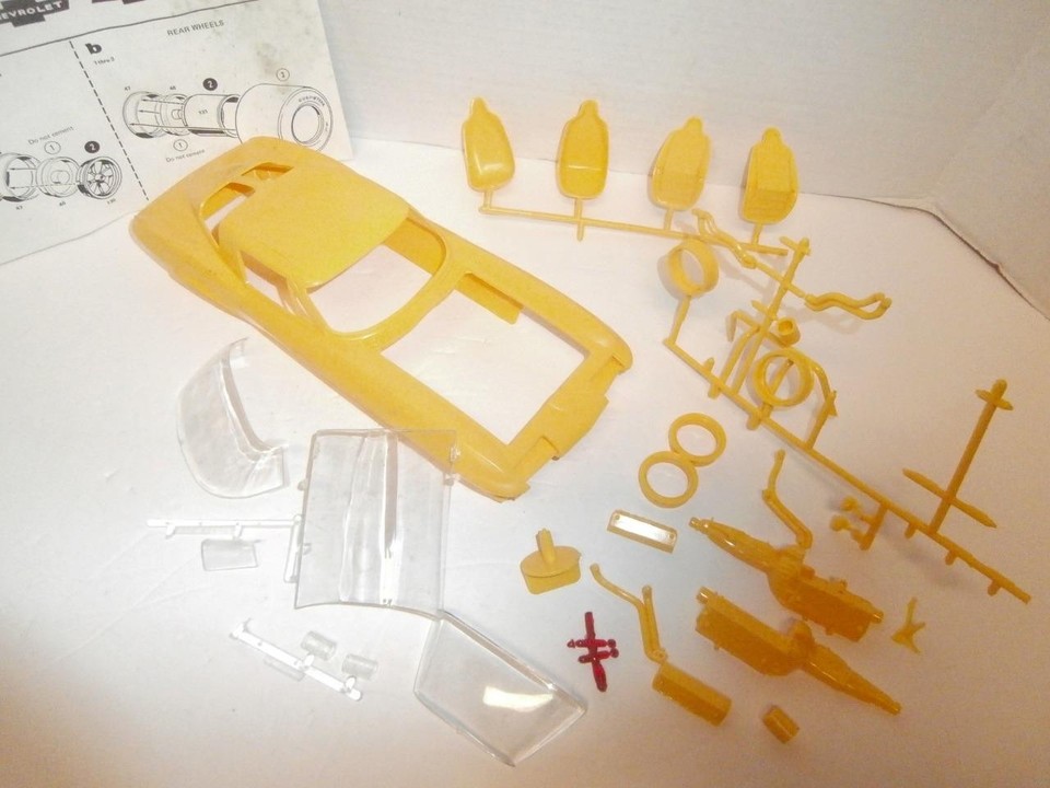 VINTAGE MPC 1/16 SHAKER VETTE CORVETTE MODEL KIT, UNASSEMBLED | eBay