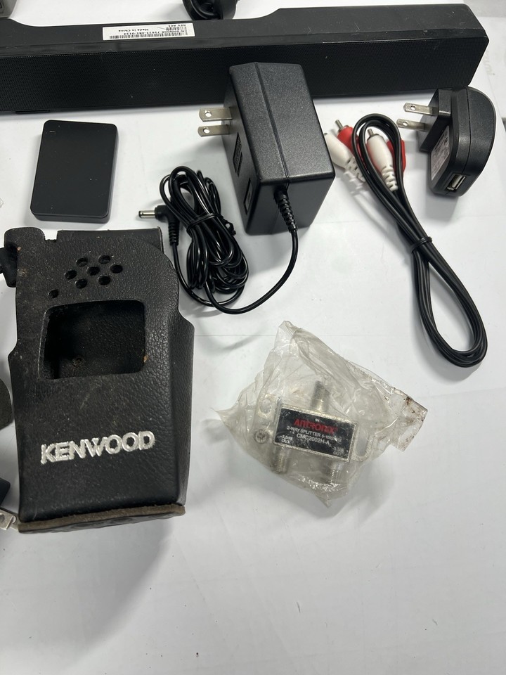 Random Electronic Junk Drawer Lot - Storage Find - UNTESTED Sirius XM ...