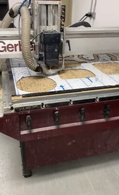 Gerber Sabre 408 CnC Flatbed Router (USED) | eBay