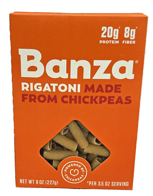 Banza Rigatoni Pasta made from Chickpeas 8 oz | eBay