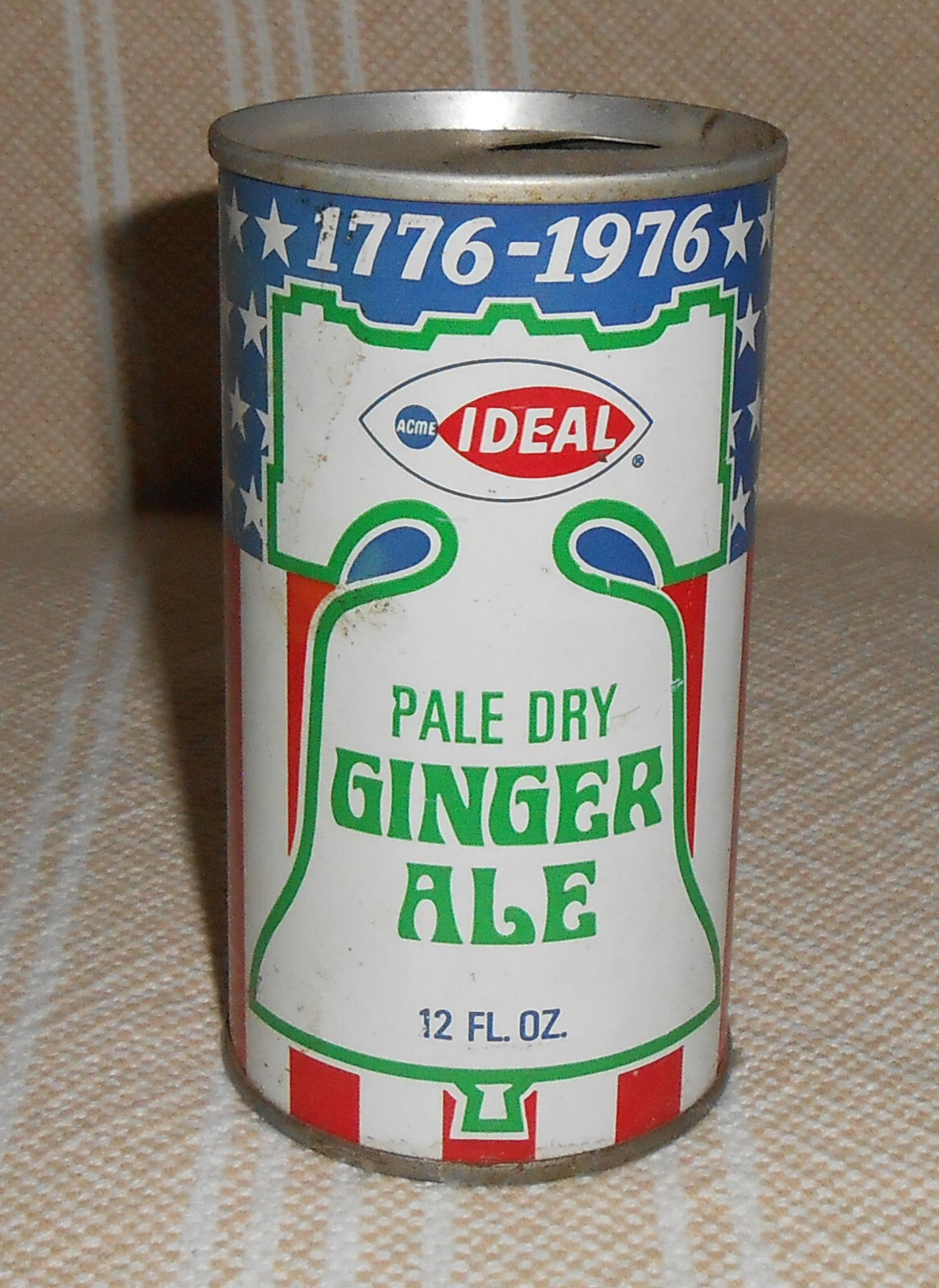 Vintage 1976 Acme Supermarkets Ideal Ginger Ale Soda Pop Can 1776 ...
