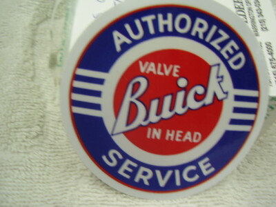 BUICK AUTHORIZED SERVICE VINLY STICKER 3 INCH | eBay