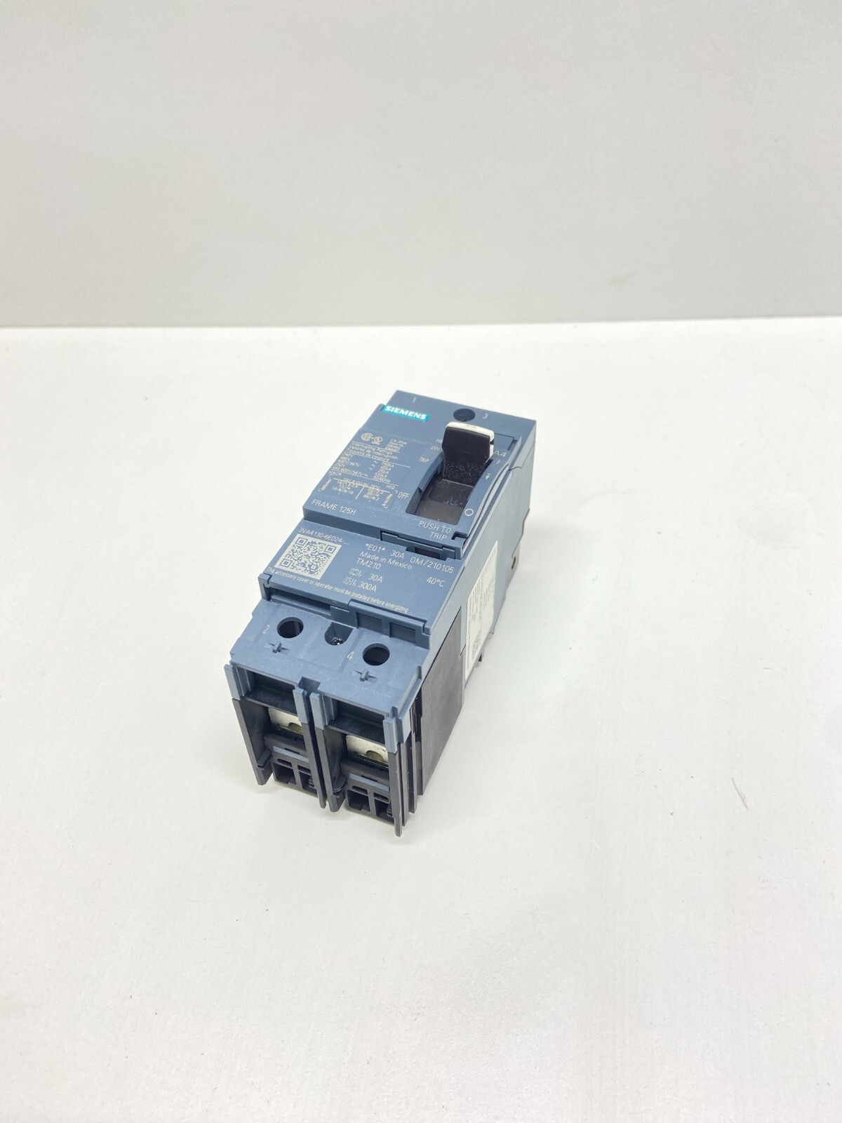 SIEMENS 3VA4130-6ED24-0AA0 Breaker FTFM Load Black 3VA41 2P 30A 65KA | eBay