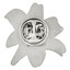 PinMart's White Lily Flower Boutineer Cute Trendy Enamel Lapel Pin | eBay