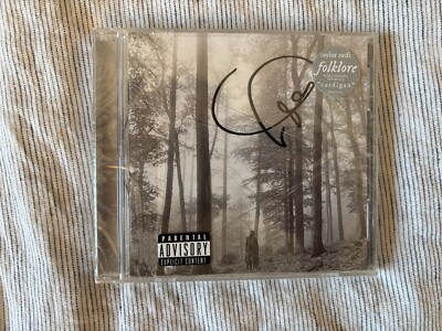 Taylor Swift Folklore CD Signed - Sealed and Unopened. (CRACKED JEWEL ...