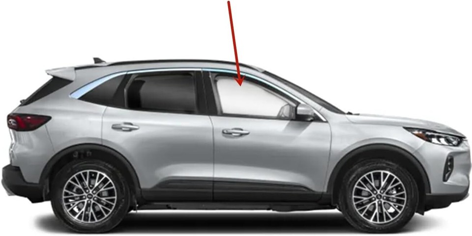 Fit 2020-2025 Ford Escape Passenger Right Side Front Door Window Glass ...