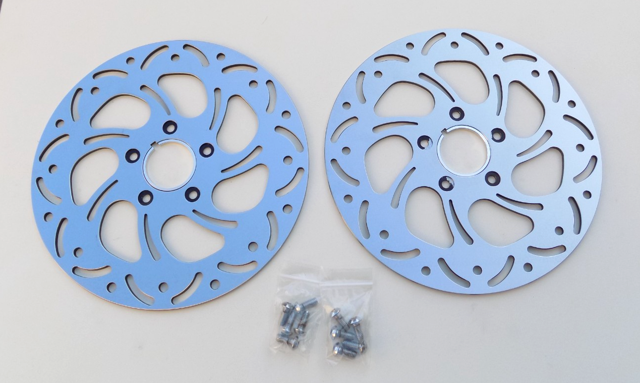 DNA STORM 11.8" DUAL-DISC FRONT BRAKE ROTOR SET 08-23 TOURING HARLEY W ...