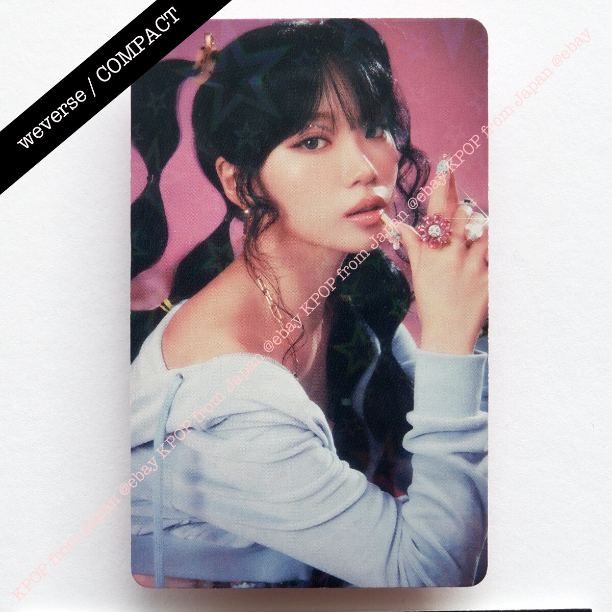 CHAEWON LE SSERAFIM EASY JAPAN Weverse UMS Lucky Draw POB Photocard LESSERAFIM | eBay